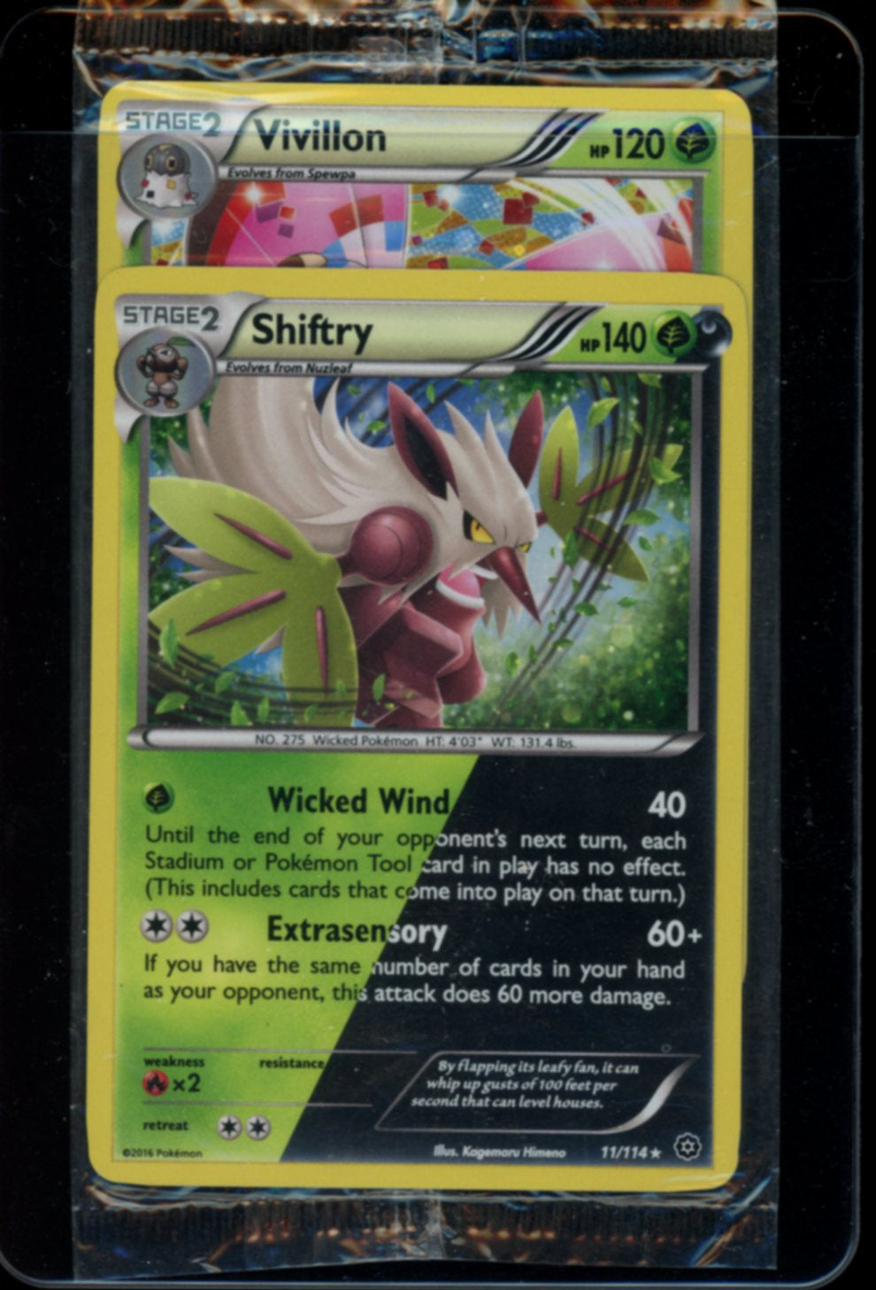 Shiftry & Vivillon (Cosmo Holo - Sealed) – swansemporium